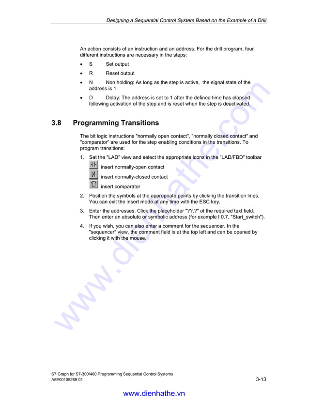 Siemens s7 300-400-s7 graph for s7-300 400 programming sequential control systems | PDF