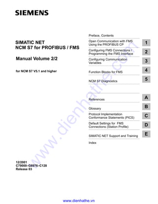 Siemens s7 300-400-simatic net - ncm s7 for profibus - fms 2 | PDF