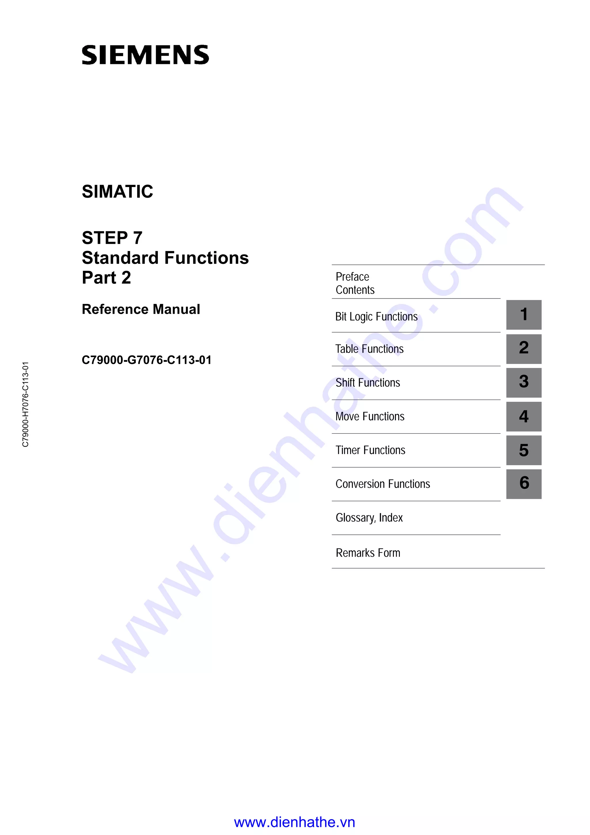 Siemens s7 300-400-standard functions part 2 | PDF