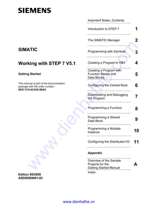 Siemens s7 300-400-working with step 7 v5.1 | PDF