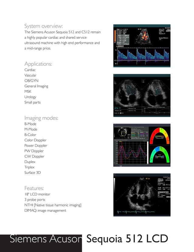 Siemens sequoia lcd | PDF