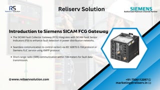 Siemens SICAM FCG Gateway for short circuit indicators.pdf