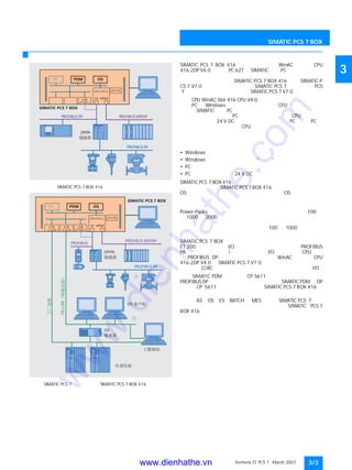 Siemens simatic simatic pcs 7 | PDF
