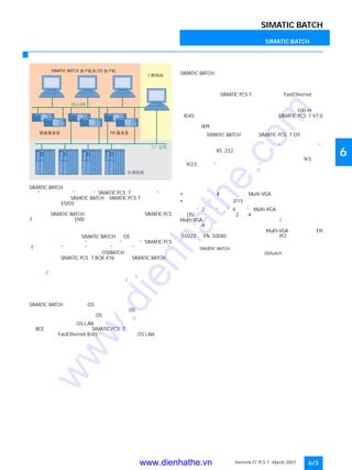 Siemens simatic simatic pcs 7 | PDF