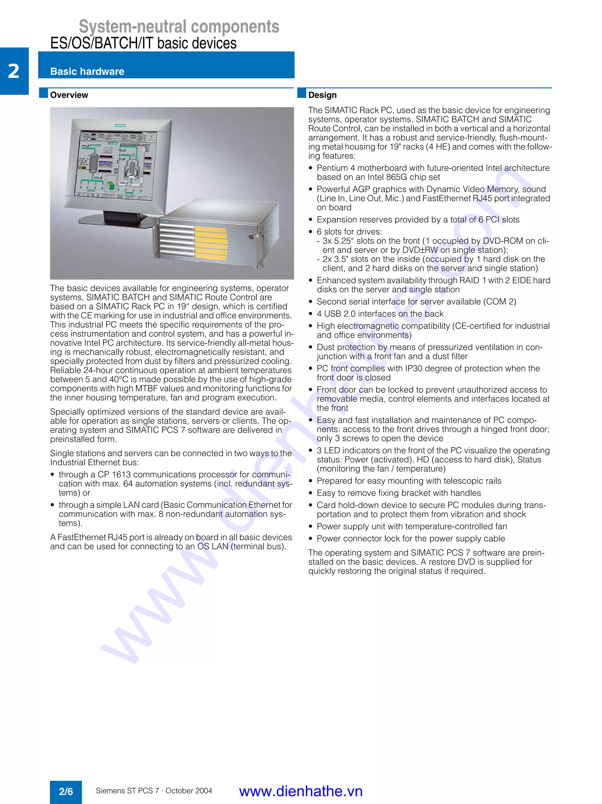 Siemens simatic simatic pcs 7 5 | PDF