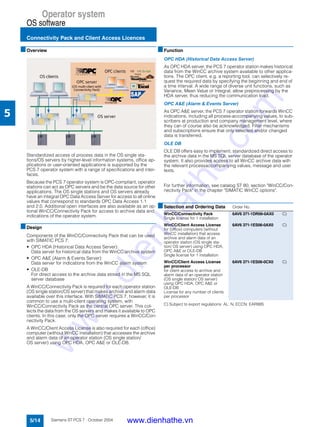 Siemens simatic simatic pcs 7 5 | PDF