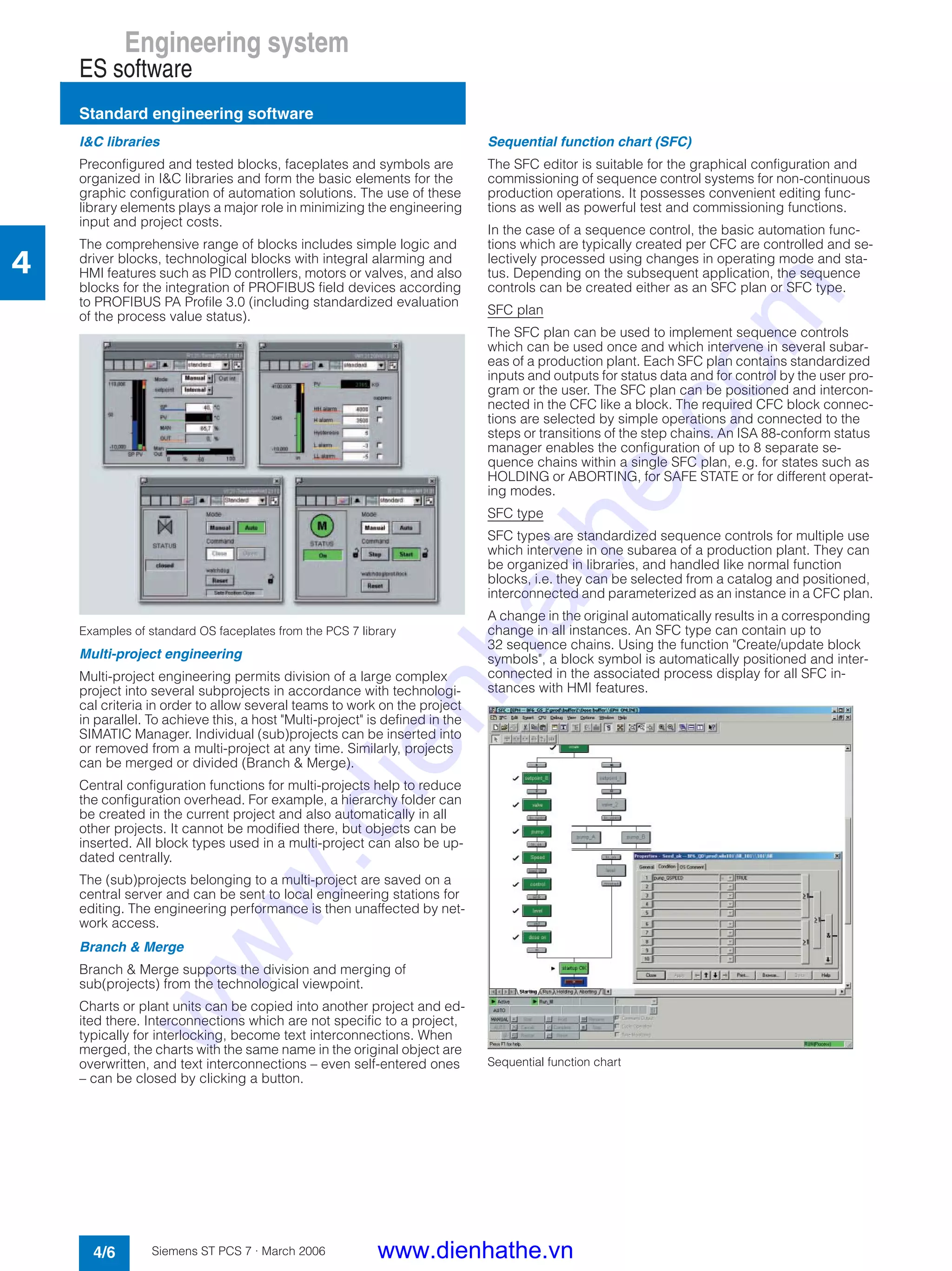 Siemens simatic simatic pcs 7 standardcatalog st pcs 7 v6.1 | PDF