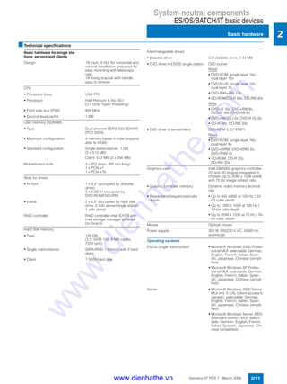 Siemens simatic simatic pcs 7 standardcatalog st pcs 7 v6.1 | PDF
