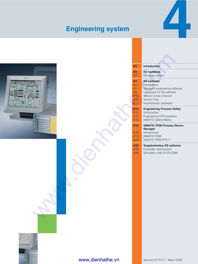 Siemens simatic simatic pcs 7 standardcatalog st pcs 7 v6.1 | PDF