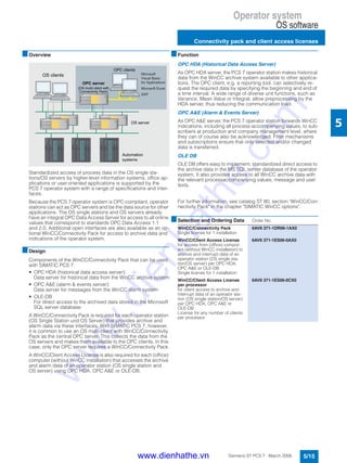 Siemens simatic simatic pcs 7 standardcatalog st pcs 7 v6.1 | PDF