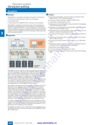 Siemens simatic simatic pcs 7 standardcatalog st pcs 7 v6.1 | PDF