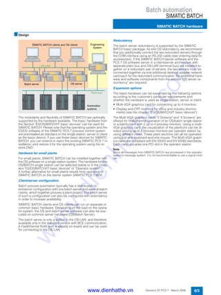 Siemens simatic simatic pcs 7 standardcatalog st pcs 7 v6.1 | PDF