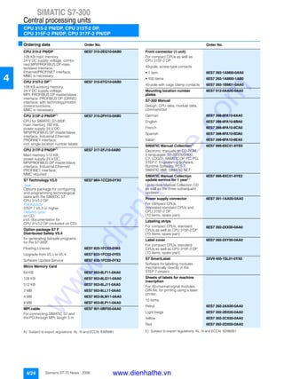 Siemens simatic st 70 news 2006, simatic s7 | PDF