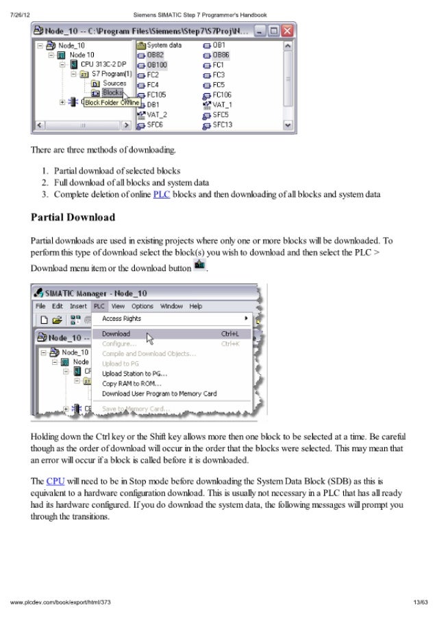 Siemens simatic step_7_programmers_handbook | PDF