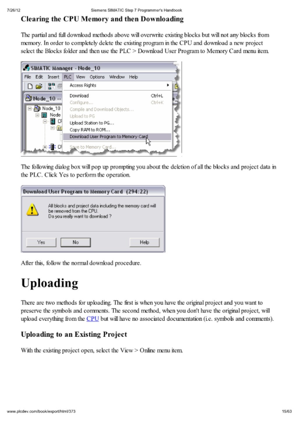 Siemens simatic step_7_programmers_handbook | PDF