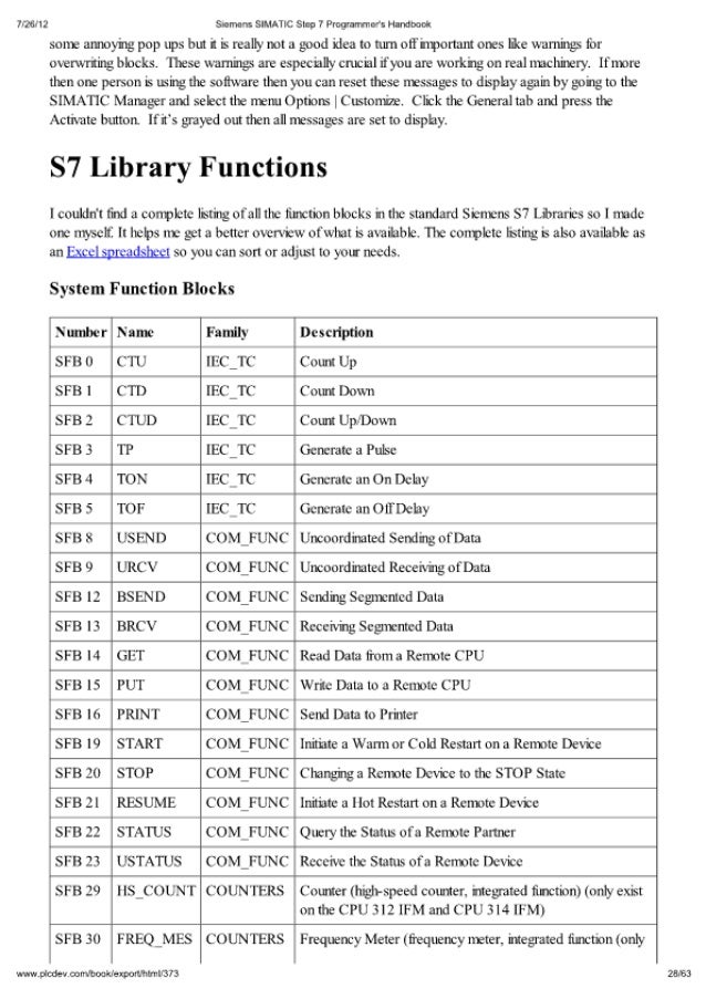 Siemens simatic step_7_programmers_handbook | PDF