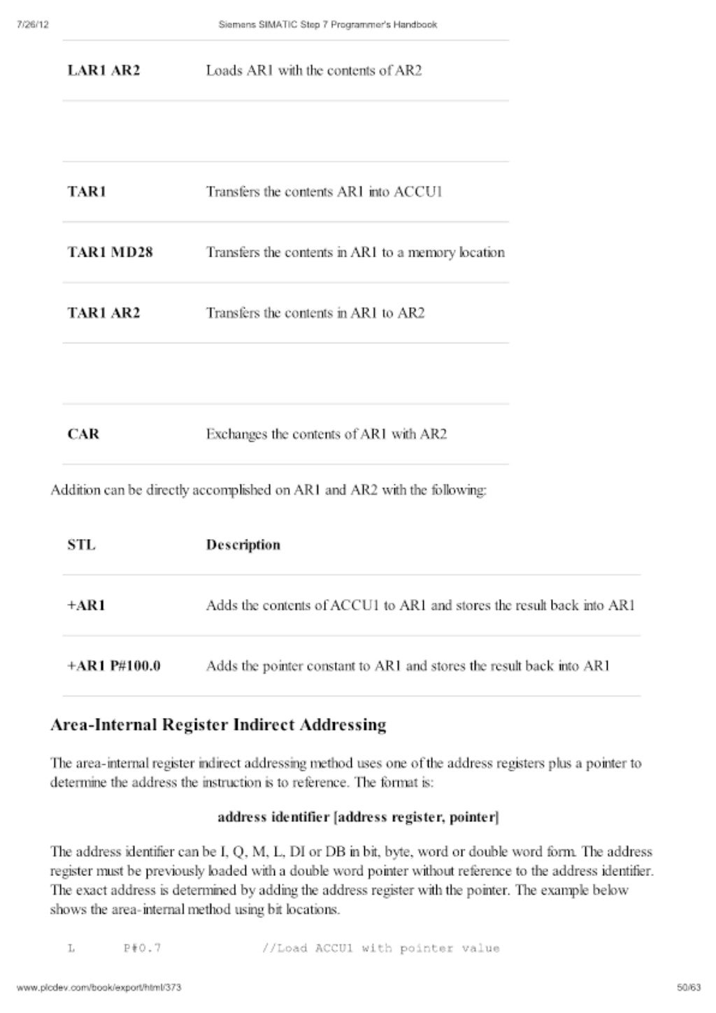 Siemens simatic step_7_programmers_handbook | PDF