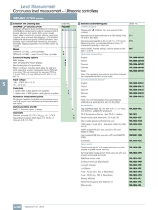 Siemens sitrans LUT400 series | PDF | Technology & Computing