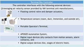 Siemens Terminal Box Controller (APOGEE Automation System ) | PPTX