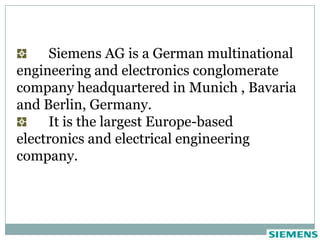 Siemens The Company | PPTX