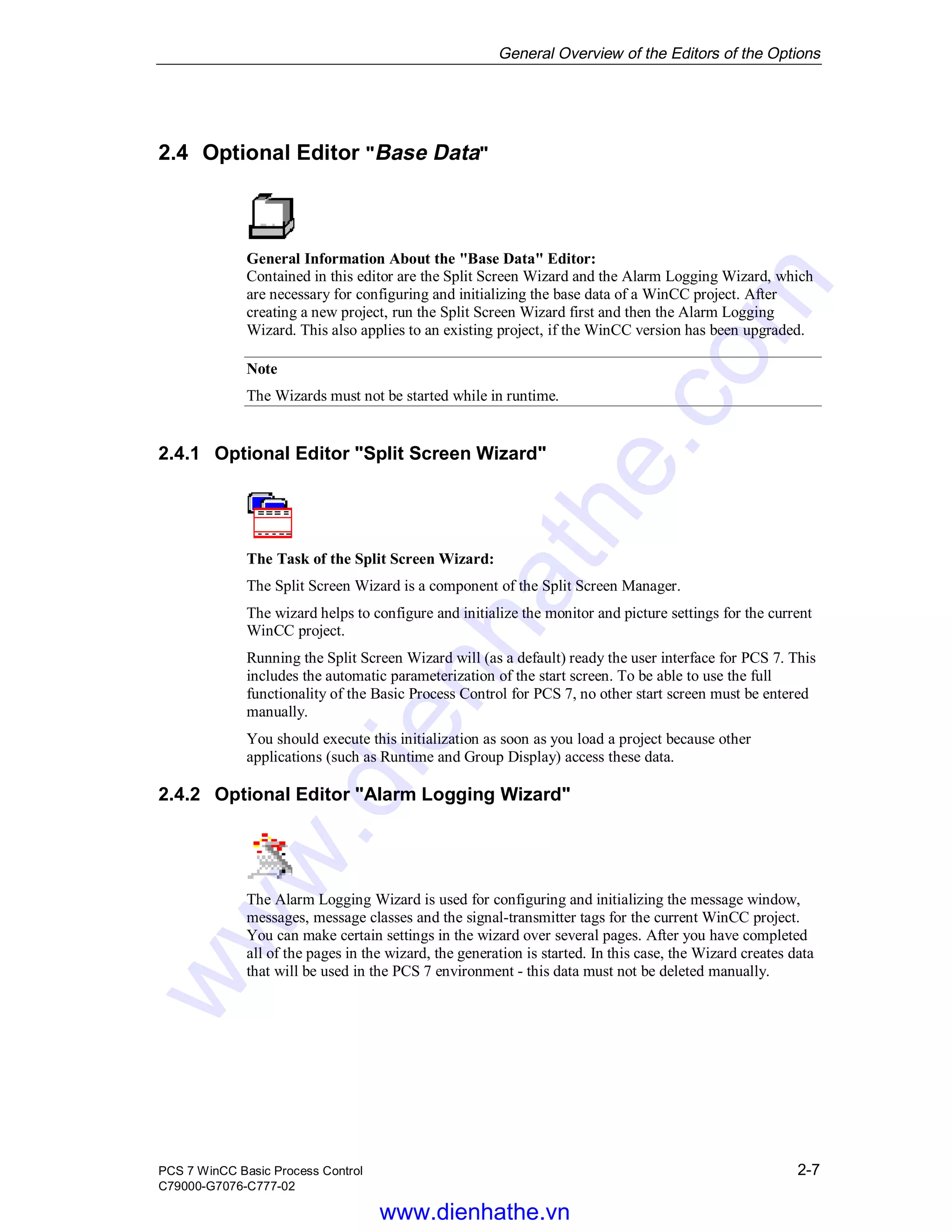 Siemens win cc manual pcs 7 wincc basic process control | PDF