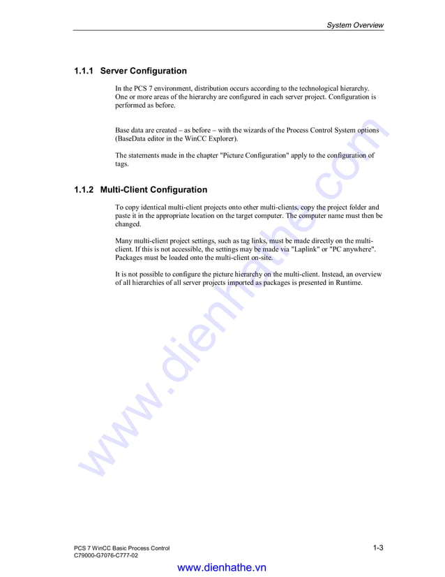 Siemens win cc manual pcs 7 wincc basic process control | PDF ...