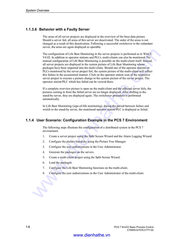 Siemens win cc manual pcs 7 wincc basic process control | PDF ...