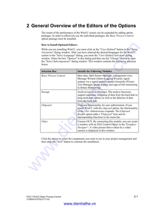Siemens win cc manual pcs 7 wincc basic process control | PDF