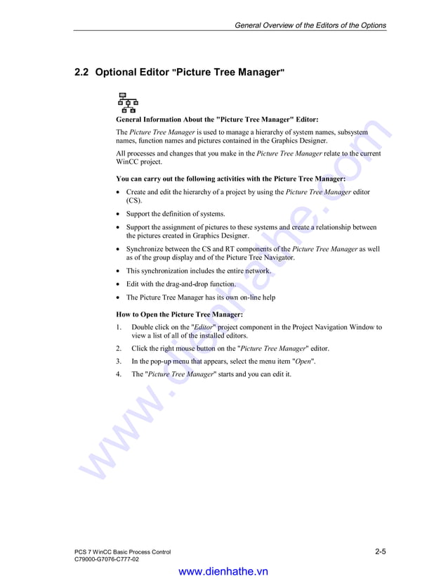 Siemens win cc manual pcs 7 wincc basic process control | PDF ...