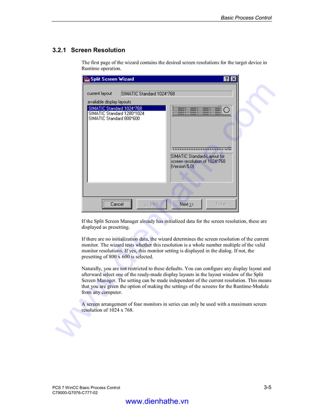 Siemens win cc manual pcs 7 wincc basic process control | PDF ...
