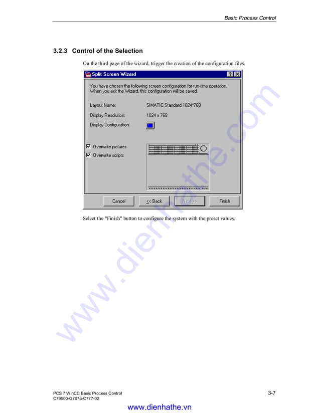 Siemens win cc manual pcs 7 wincc basic process control | PDF ...