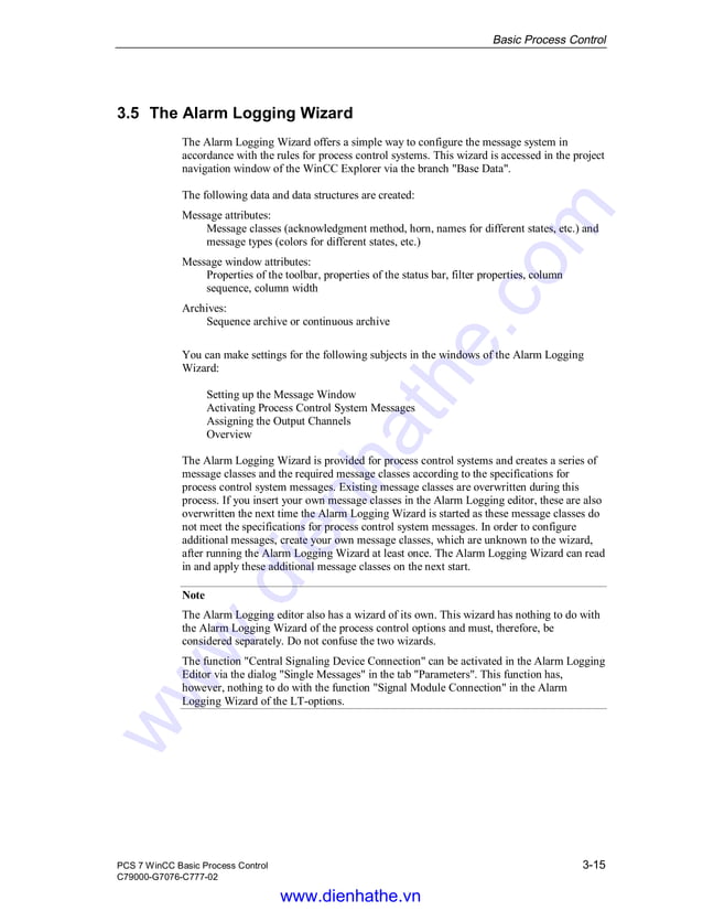 Siemens win cc manual pcs 7 wincc basic process control | PDF ...