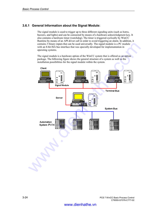 Siemens win cc manual pcs 7 wincc basic process control | PDF ...