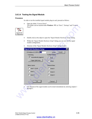 Siemens win cc manual pcs 7 wincc basic process control | PDF