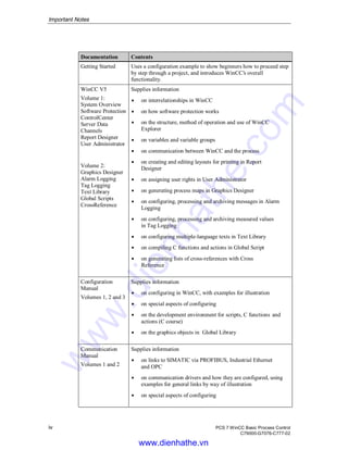Siemens win cc manual pcs 7 wincc basic process control | PDF
