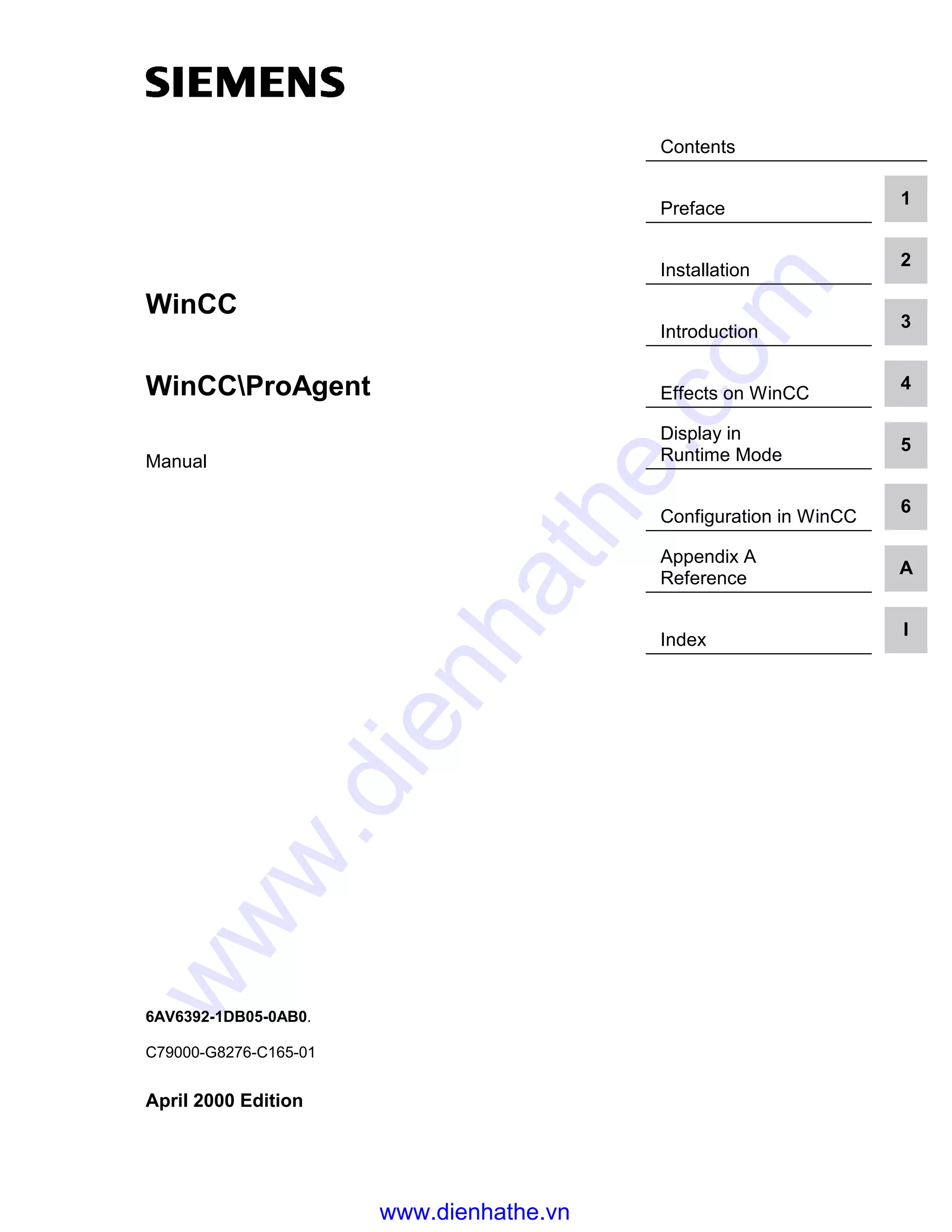 Siemens win cc manual wincc-proagent | PDF