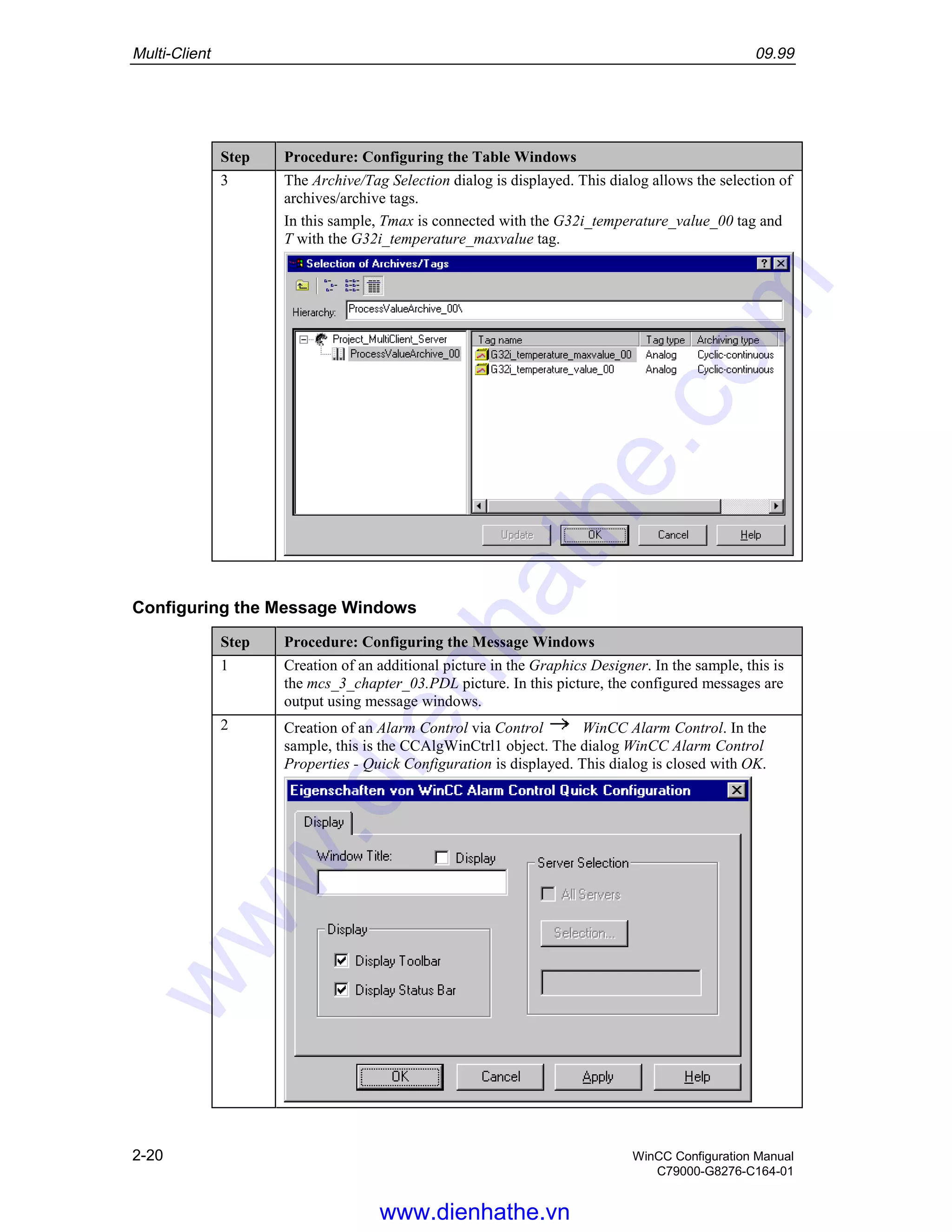 Siemens win cc manual win cc configuration manual | PDF