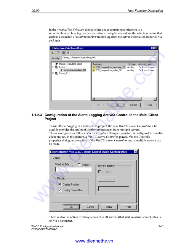 Siemens win cc manual win cc configuration manual | PDF