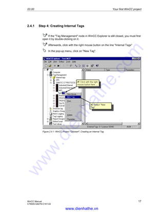 Siemens win cc manual win cc getting started | PDF