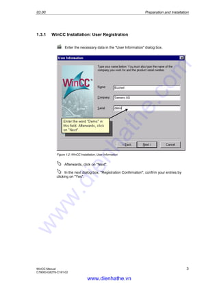 Siemens win cc manual win cc getting started | PDF