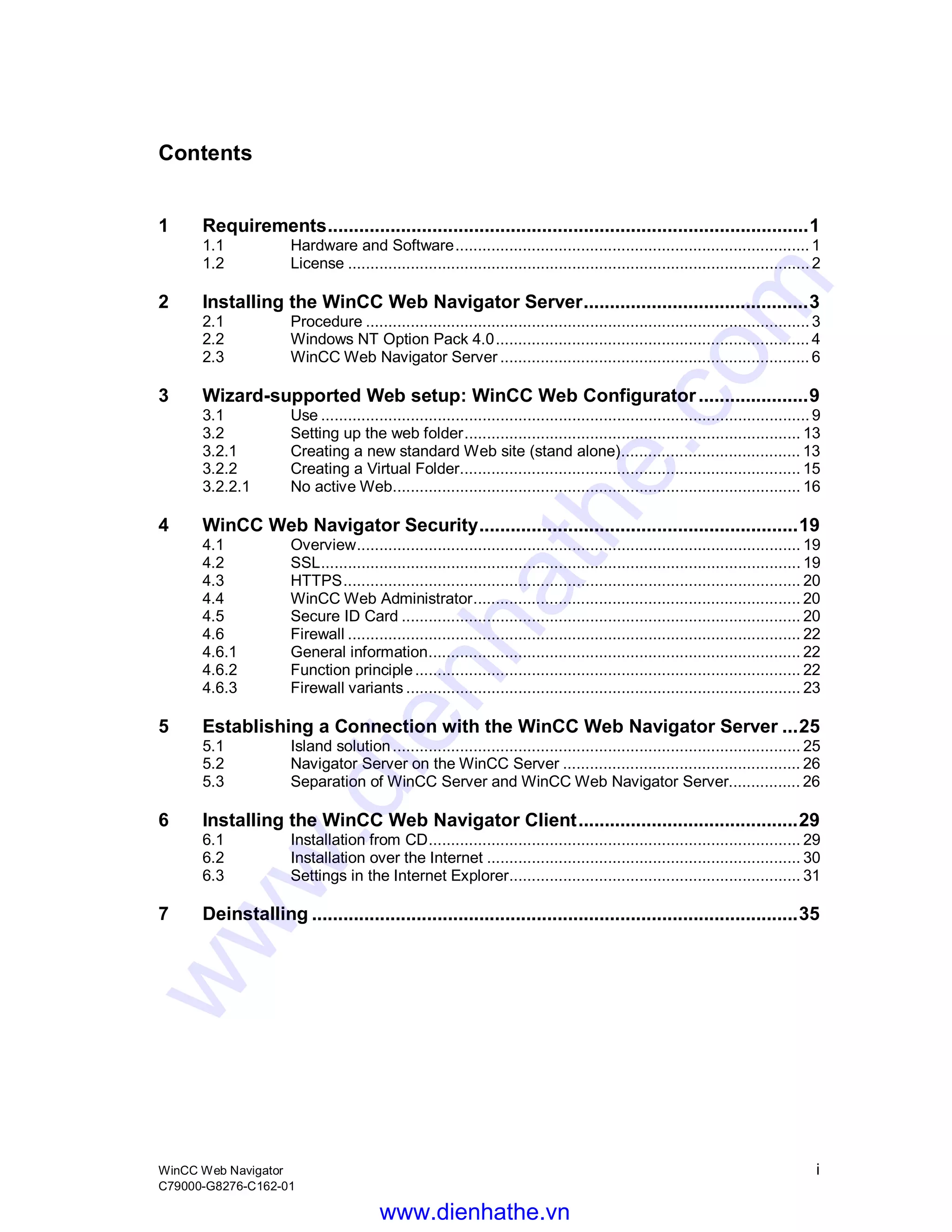 Siemens win cc manual win cc web navigator v1.0 | PDF