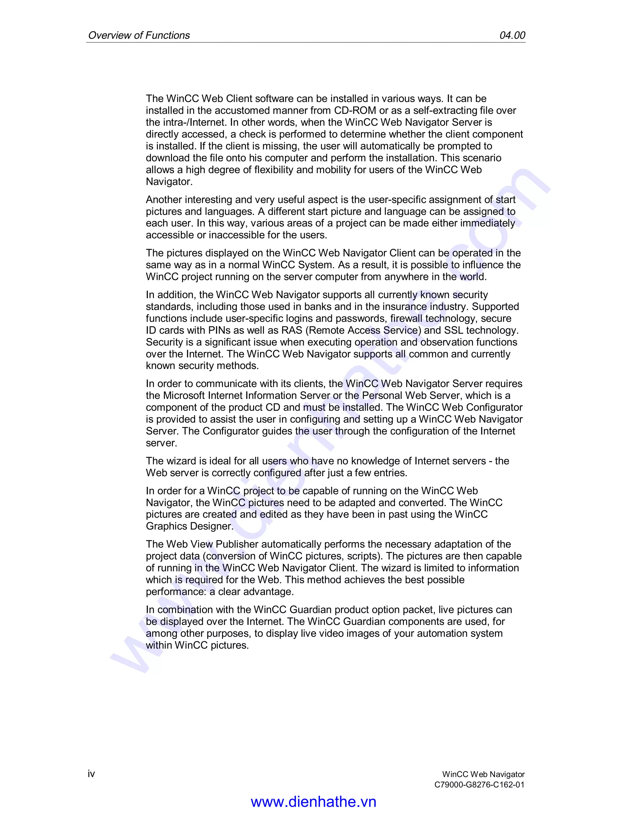 Siemens win cc manual win cc web navigator v1.0 | PDF