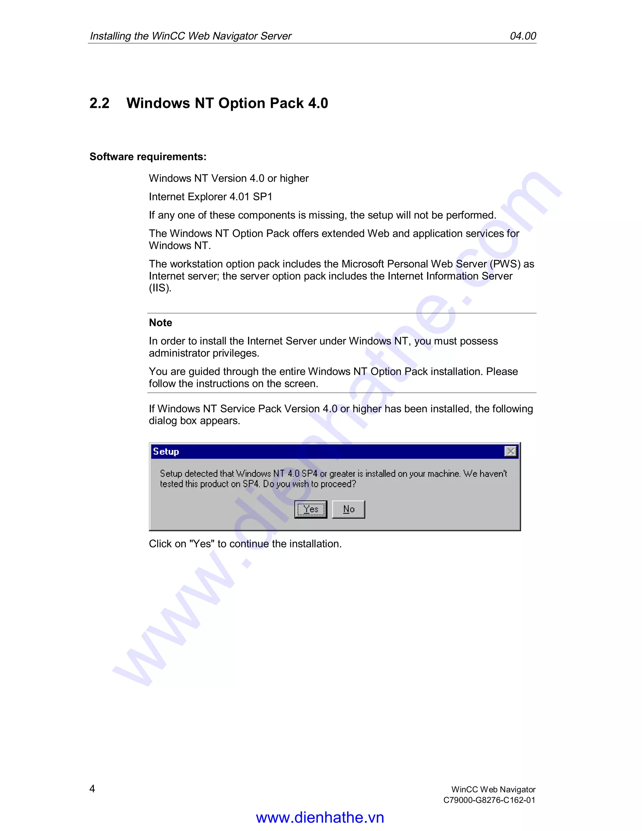 Siemens win cc manual win cc web navigator v1.0 | PDF