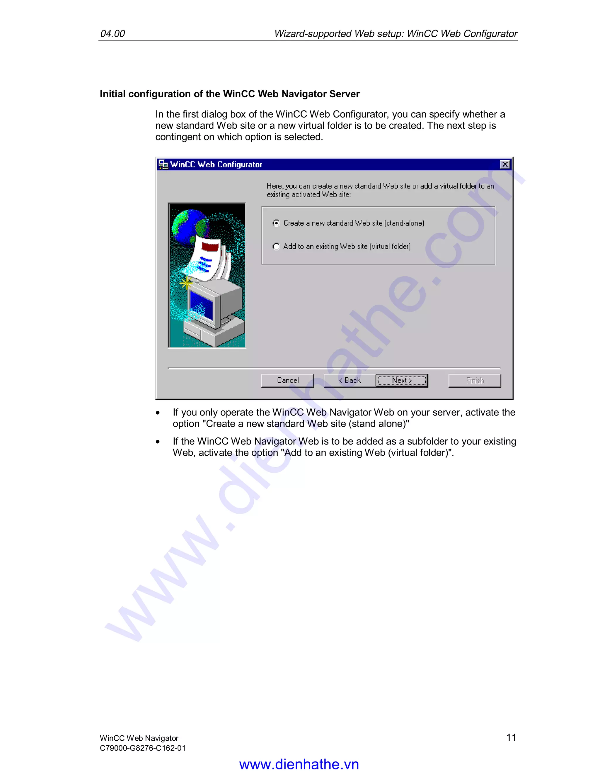 Siemens win cc manual win cc web navigator v1.0 | PDF