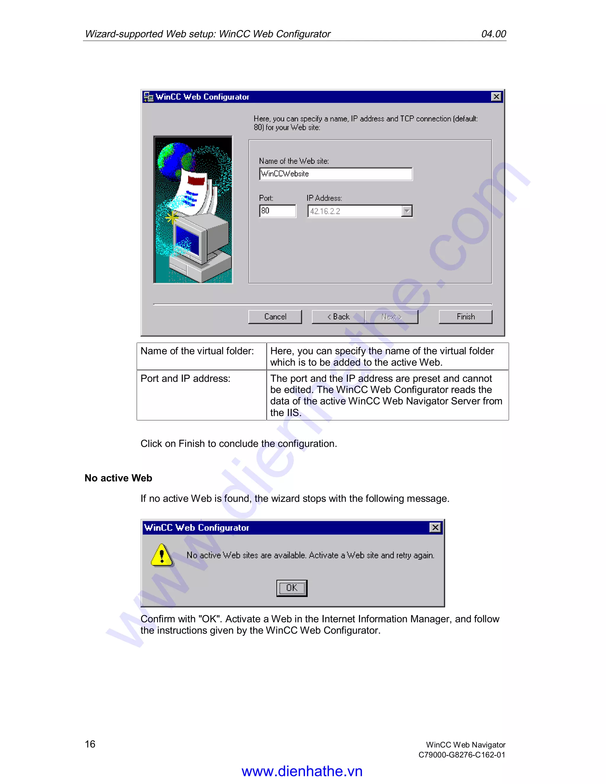 Siemens win cc manual win cc web navigator v1.0 | PDF
