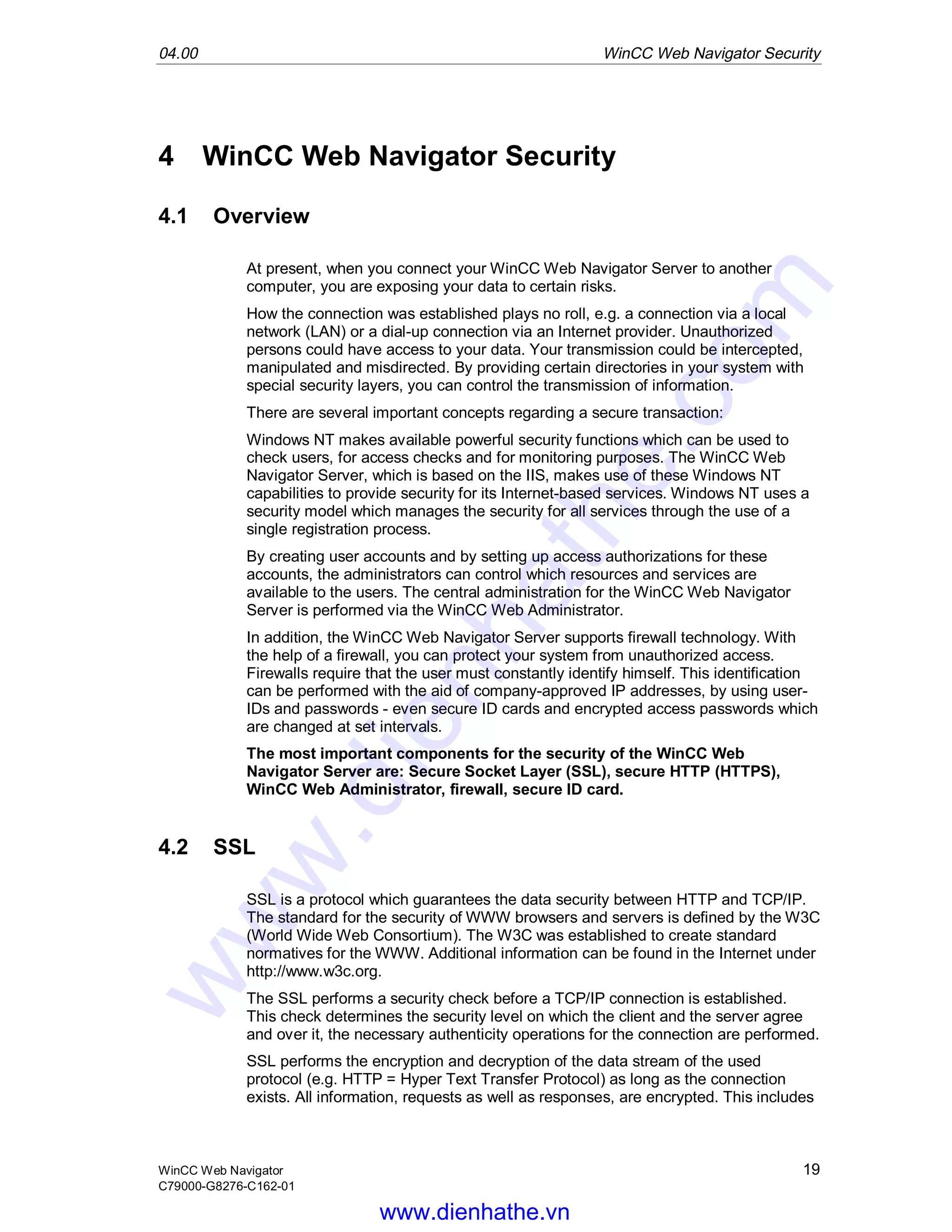 Siemens win cc manual win cc web navigator v1.0 | PDF