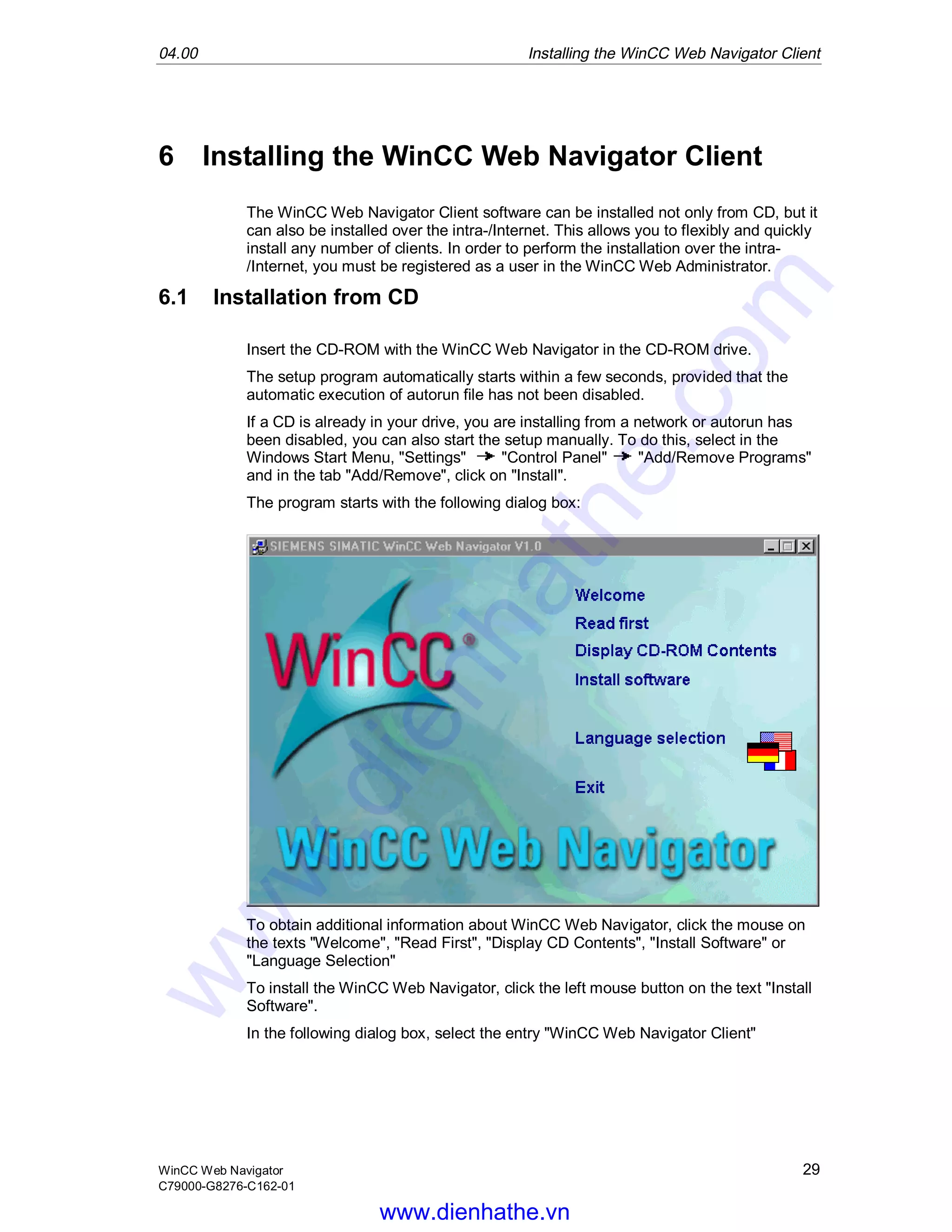 Siemens win cc manual win cc web navigator v1.0 | PDF | Operating Systems | Computer Software ...