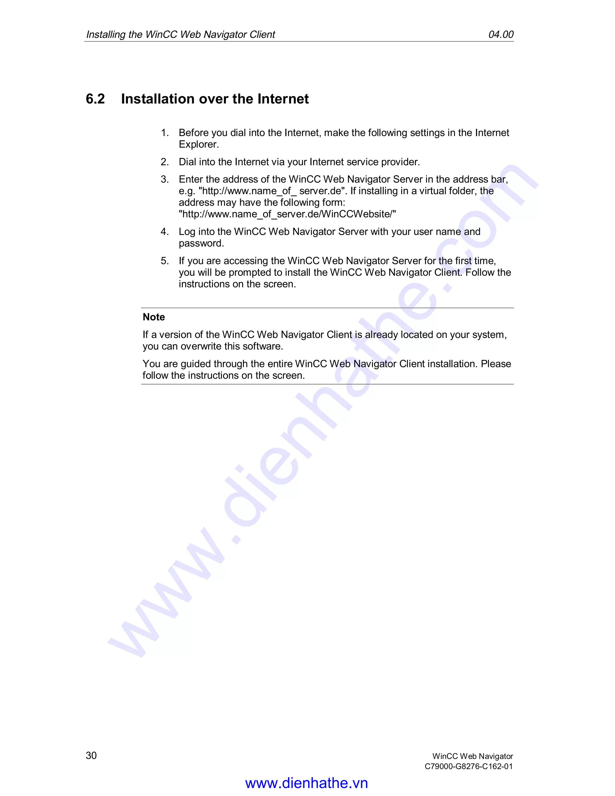 Siemens win cc manual win cc web navigator v1.0 | PDF
