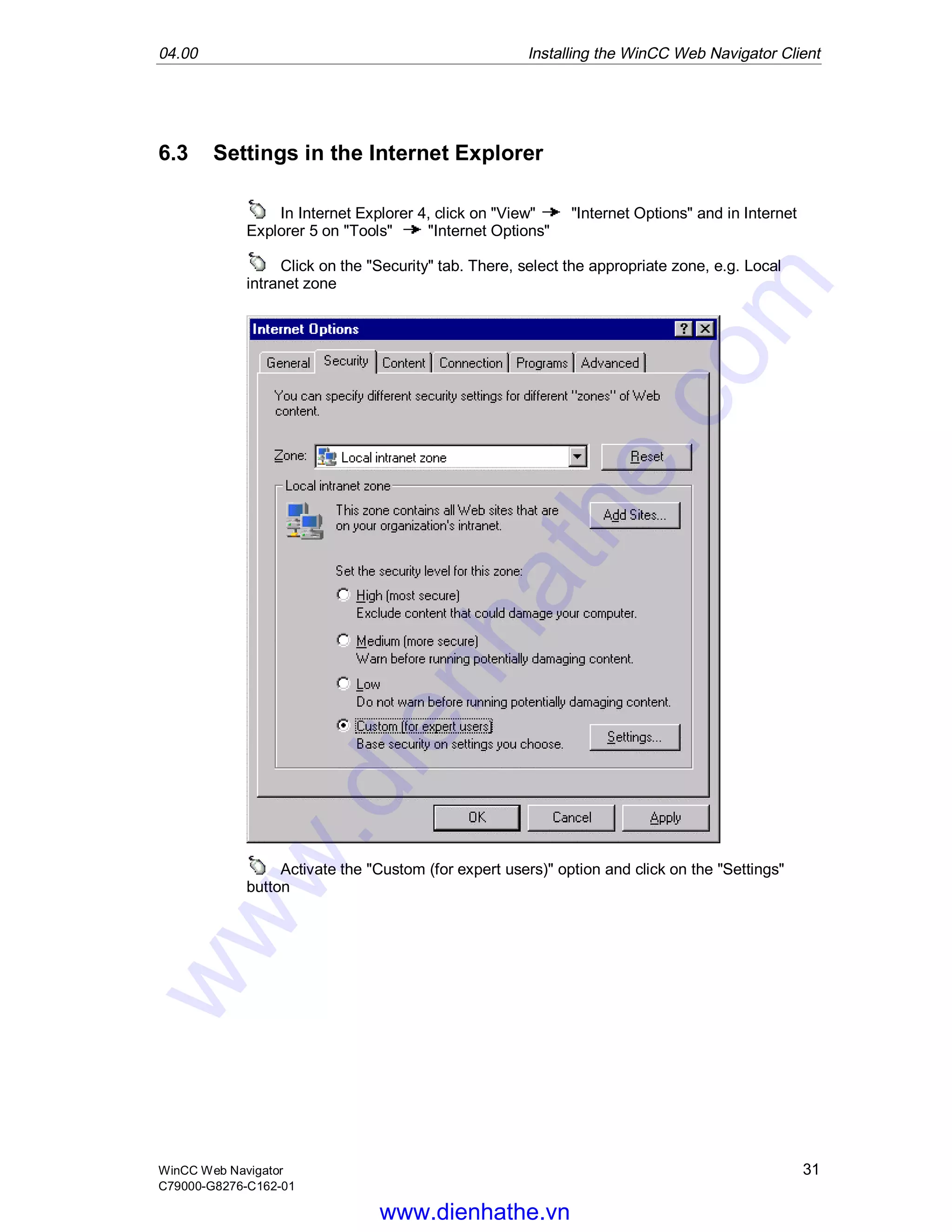 Siemens win cc manual win cc web navigator v1.0 | PDF