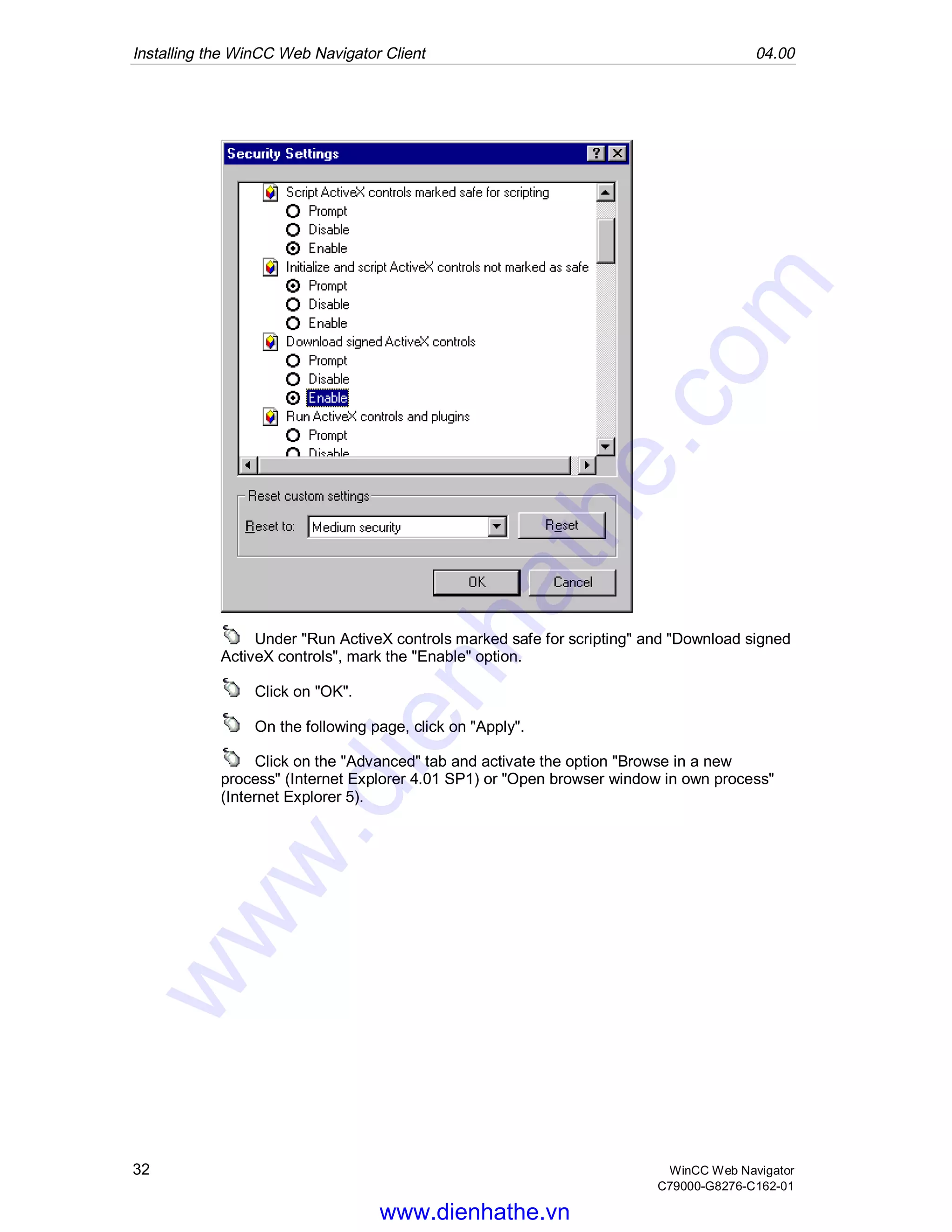 Siemens win cc manual win cc web navigator v1.0 | PDF